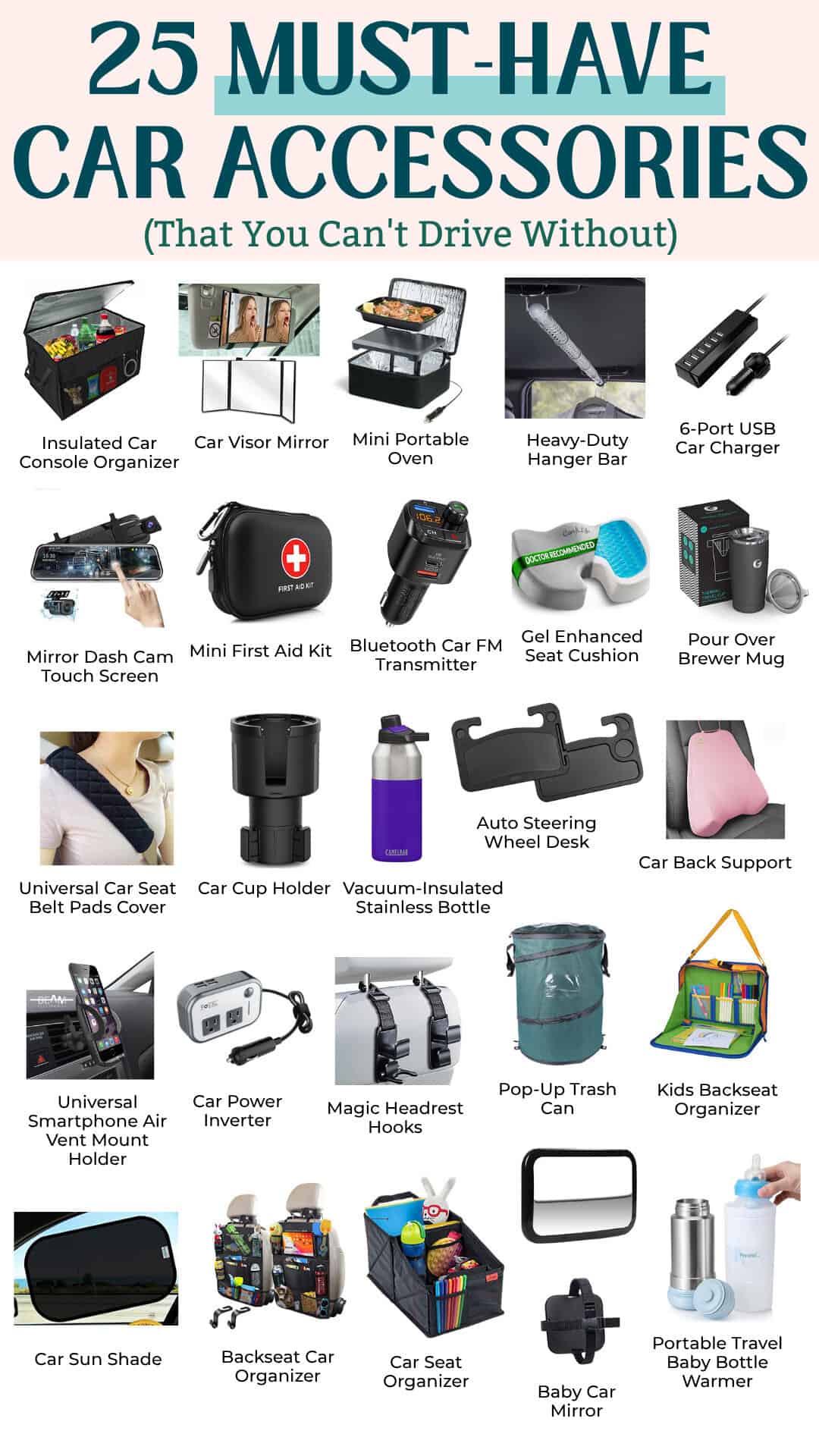 25 Best Car Travel Accessories [2026 Car Travel Products Guide]