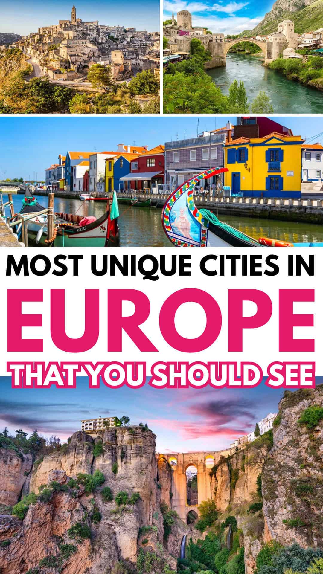 20 Most Unique Cities in Europe You Won't Believe Exist