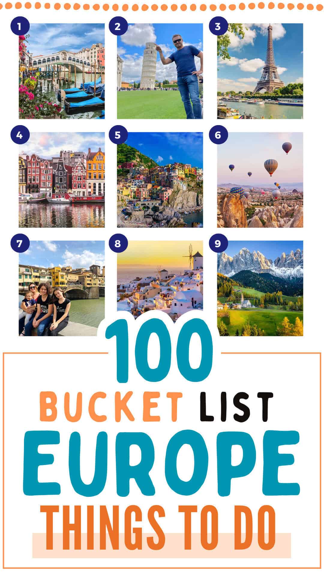 Ultimate Bucket List: 100 Unforgettable Things to Do in Europe