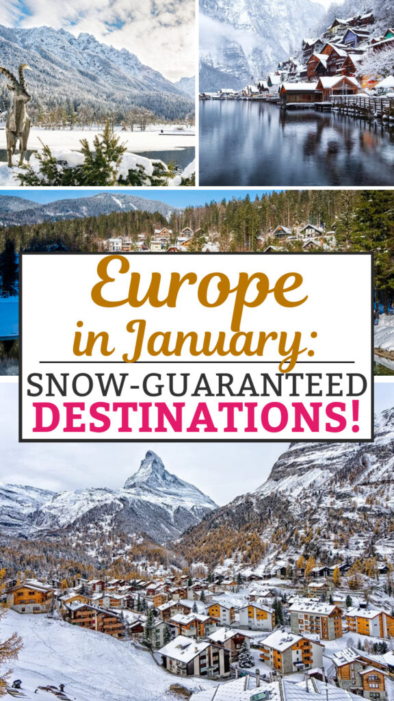 Europe in January: 12 Fun Winter Destinations Where Snow is Guaranteed