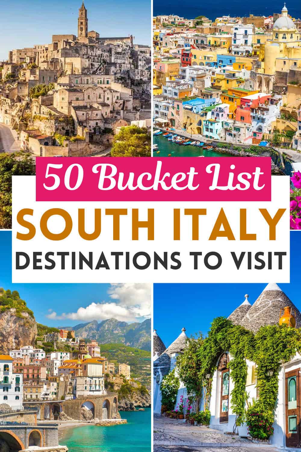 50 Beautiful Bucket List Destinations in Southern Italy to Fall in Love ...