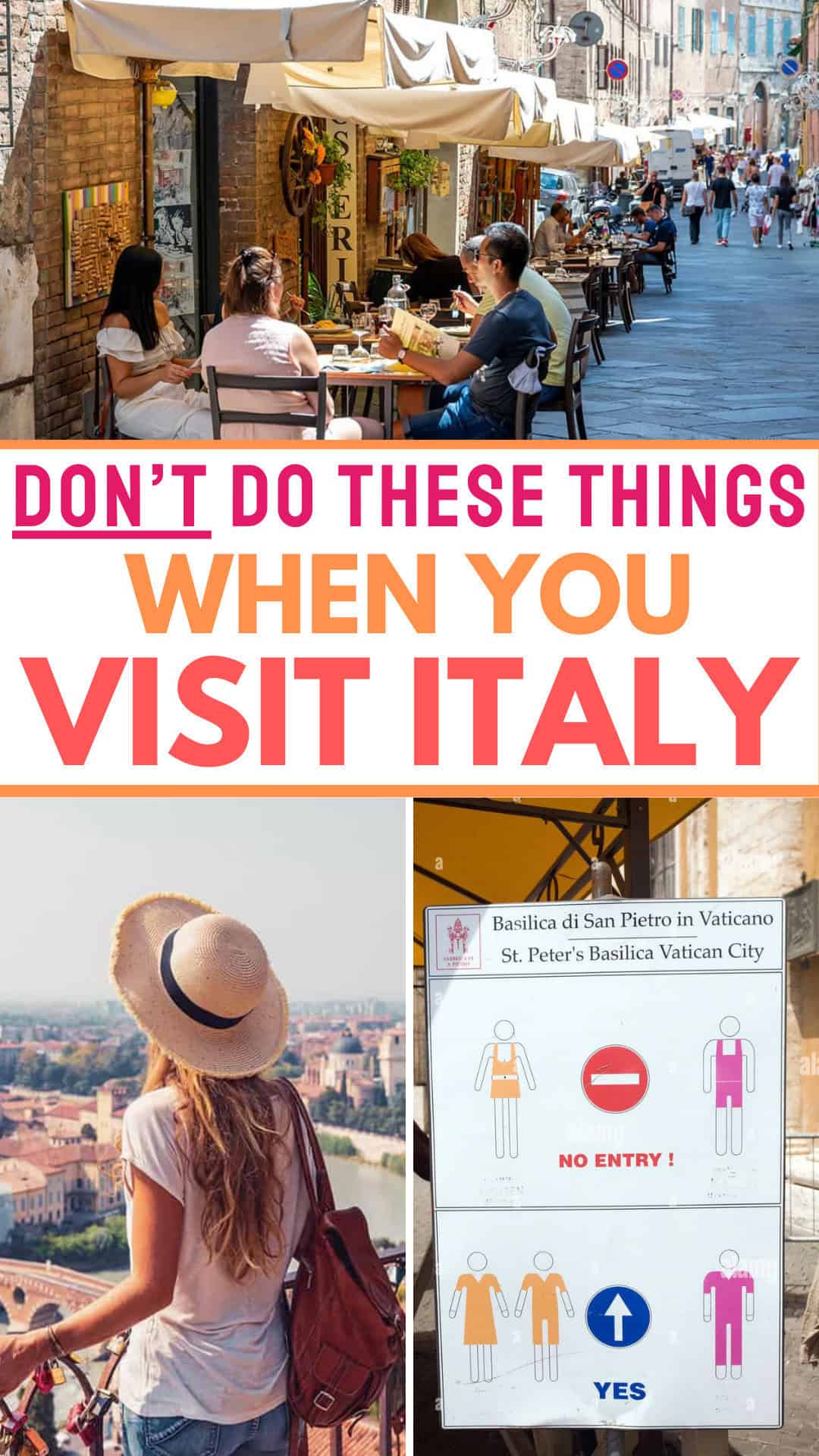 15 Things Tourists Should Never Do When Visiting Italy (That Make ...