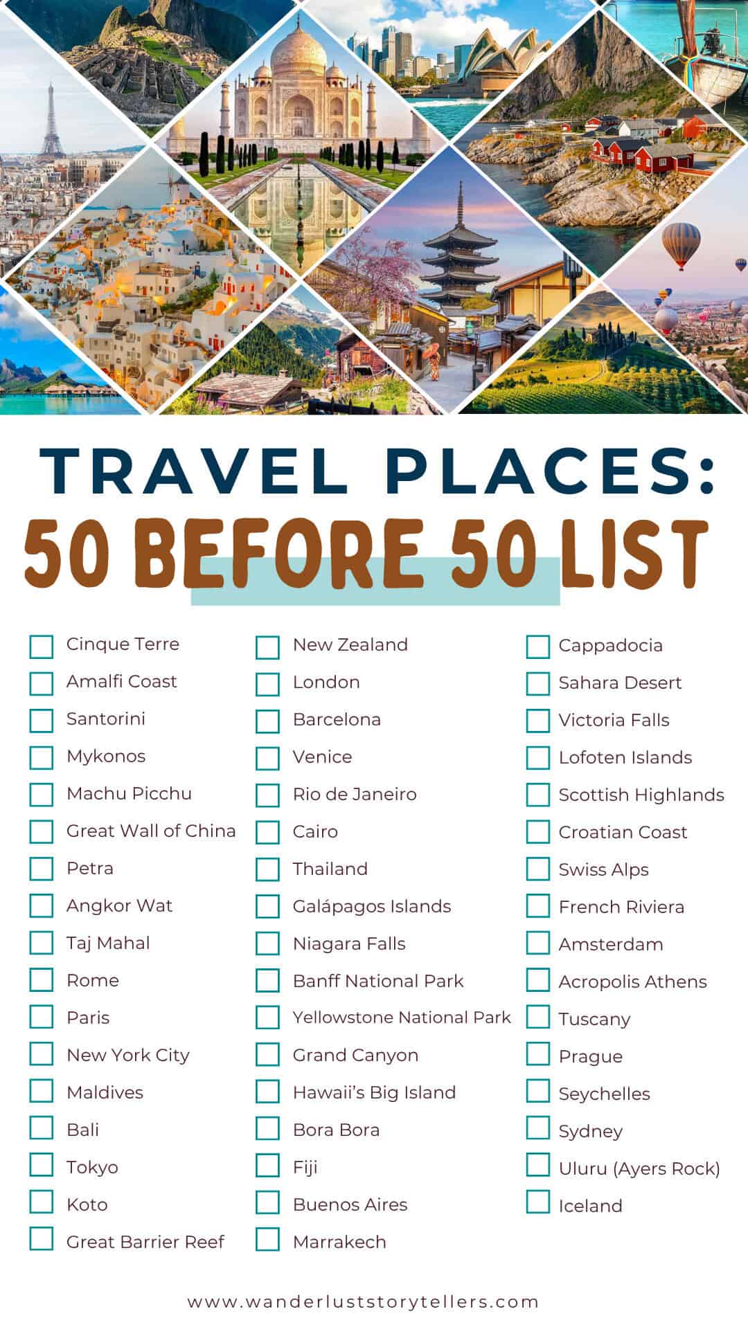 Ultimate Bucket List: 50 Incredible Places to Visit Before You Turn 50
