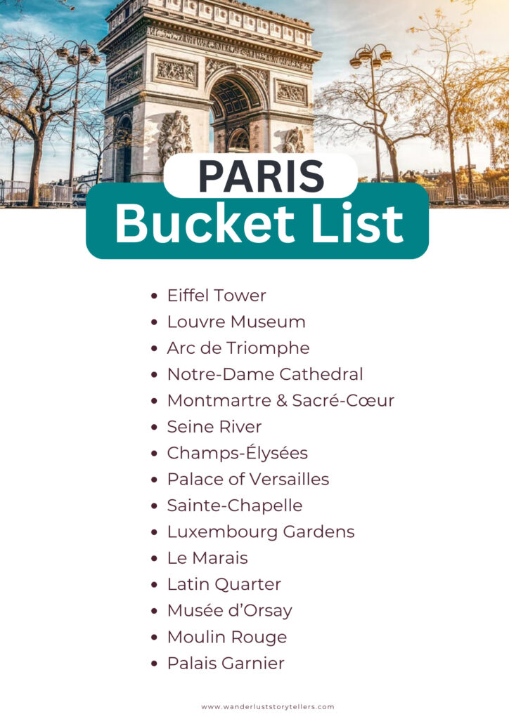 The Only Paris Bucket List You'll Ever Need: 15 Must-See Places You Can't Miss